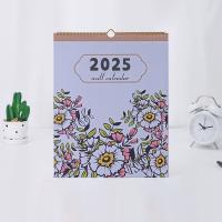 China End Month December Custom Wall Calendar in Retangle Design Glossy Paper Type for sale