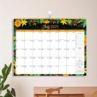 China Custom Wall Calendar 12x12 Inches Monthly View with Major US Holidays Marked Full Color Printing for sale