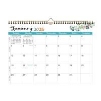 China Custom Wall Calendar 12x12 Inches with Major US Holidays Marked Full Color Litho Printing for sale