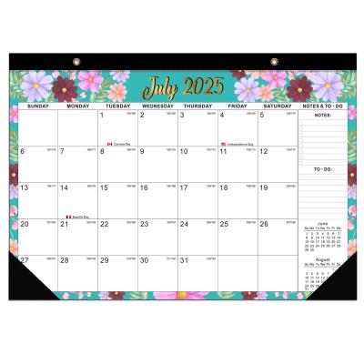 China Custom Wall Calendar 12x12 Inches Glossy Paper Full Color Printing December End Month for sale