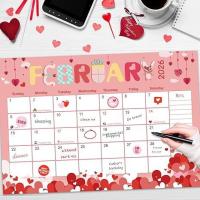 China Custom Wall Calendar 2025 12 Photos Full Color Holiday Seasonal Paper Rectangle for sale