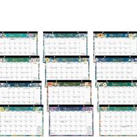 China Custom Wall Calendar 12x12 Inches Spiral Bound Full Color Printing 12 Photos Personalized for sale