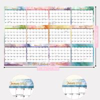 China Custom 12x12 Inch 2025 Wall Calendar Spiral Bound Glossy Paper Personalized Dates for sale