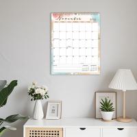 China Customizable Custom Wall Calendar With Monthly View Layout And Spiral Binding for sale