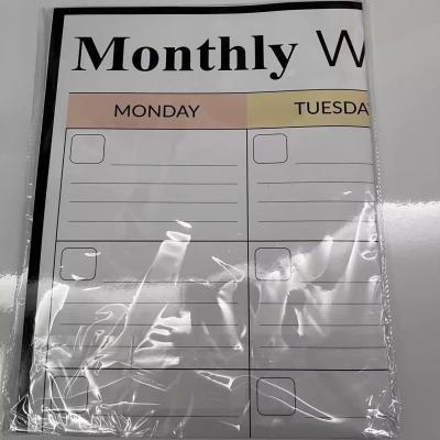 China Personalization Add Personal Dates Custom Wall Calendar Paper End Month December for sale