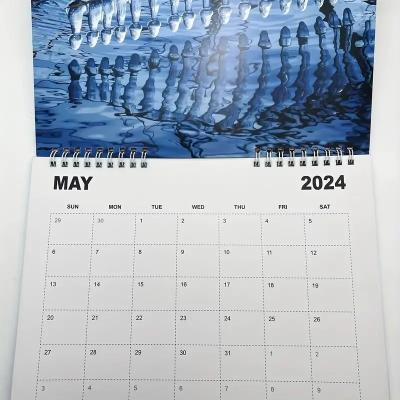 China Full Color Personalized Calendar Printing Highlighting Major US Holidays for sale