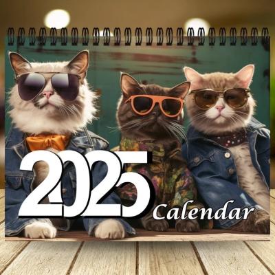 China Custom Wall Calendar 12x12 Inches Spiral Bound Full Color Holiday Seasonal Themes with Personal Dates for sale