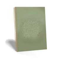 China A5 Spiral Hardcover Notebook with Dot-Grid Layout and Custom Cover Art Personalization for sale