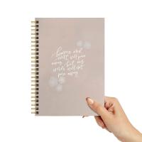 China Customizable Spiral Hardcover Notebook A5 with Bold Color Scheme and Logo Printing for sale