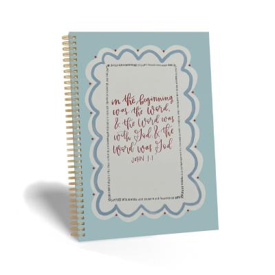 China A5 Spiral Hardcover Notebook with Bold Color Scheme and Embossed Design Technique for sale