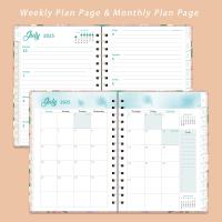 China Custom Spiral Hardcover Notebook with Logo Printing A5 Size for sale