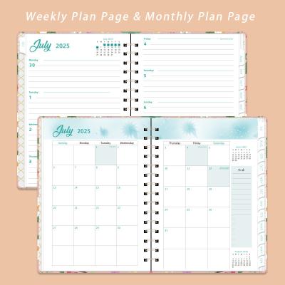 China Custom Spiral Hardcover Notebook with Logo Printing A5 Size for sale
