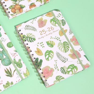 China Custom A5 Spiral Hardcover Notebook with Logo Printing for sale