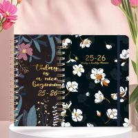 China Custom A5 Spiral Hardcover Notebook with Embossed Design for sale