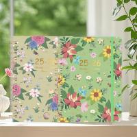 China Custom Spiral Hardcover Notebook A5 Lined Dot-Grid Embossed 148x210mm for sale