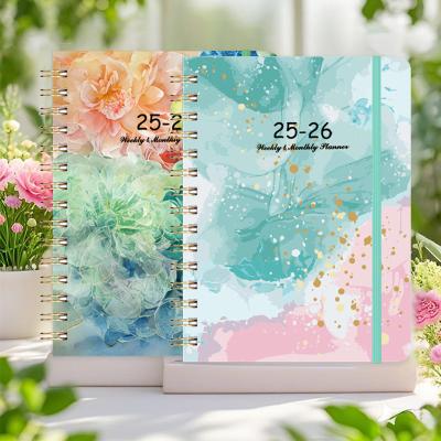 China Custom A5 Spiral Notebook with Dot-Grid or Lined Paper for sale