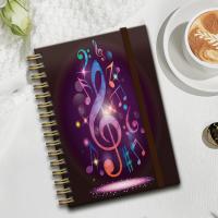 China Pastel Spiral Hardcover Notebook 5.8x8.3 Inches Lined White Paper High Durability for sale