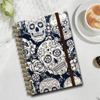 China 5.8x8.3 Inches Spiral Hardcover Custom Journal Notebook 100 Pages Lined for sale