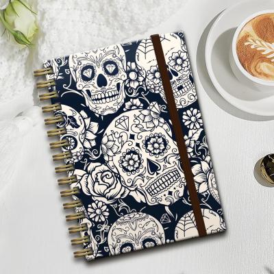China 5.8x8.3 Inches Spiral Hardcover Custom Journal Notebook 100 Pages Lined for sale