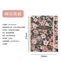 China 300gsm Hardcover Spiral Notebook 5.8x8.3 Inches 100 Lined Pages Elastic Band Closure for sale
