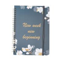 China Custom Spiral Hardcover Notebook 5.8x8.3 Inches 100 Pages FSC Certified for sale