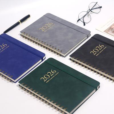 China Standard Spiral Hardcover Notebook with Embossed Design Technique and One Subject Page Layout for sale