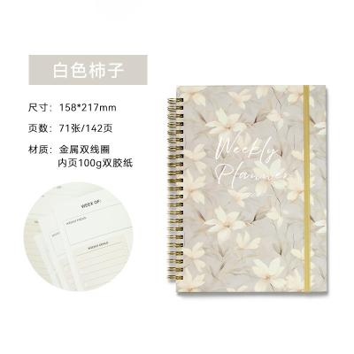 China Custom Spiral Hardcover Notebook 5.8x8.3 Inches 100 Pages Business Journal for sale