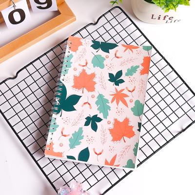 China Spiral Hardcover Notebook 100 Pages 5.8x8.3 Inches Black Cover Customizable for sale