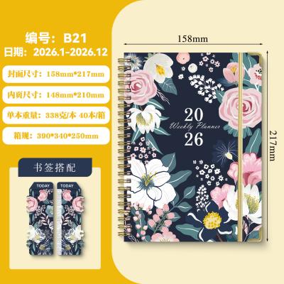 China Custom Spiral Hardcover Notebook 5.8x8.3 Inches One Subject for Corporate Gifting and Employee Stationery for sale