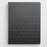 China One Subject Spiral Hardcover Notebook Featuring Embossed Design Technique Perfect for Note Taking and Daily Organization for sale