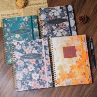 China Spiral Hardcover Notebook 5.8x8.3 Inches 100 Pages One Subject Custom Logo Professional Journal for sale