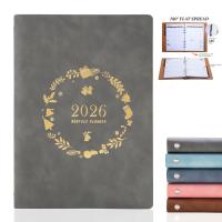 China Custom Embossed Spiral Hardcover Notebook 5.8x8.3 Inches 100 Pages for Business Branding for sale