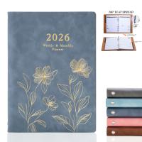 China 5.8 x 8.3 Inches Spiral Hardcover Notebook 100 Pages Embossed Design for Professionals Students for sale