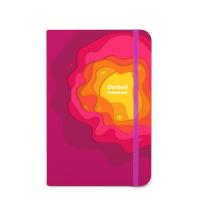 China Custom Spiral Hardcover Notebook 5.8x8.3 Inches Black Embossed Cover for Business Academic Journaling for sale