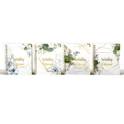 China Black Hardcover Spiral Notebook 5.8x8.3 Inches Custom Logo Embossed for Office Business Planning Journaling for sale