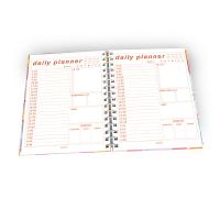 China Custom Spiral Hardcover Notebook 58x83 Inches 100 Pages Professional Note Taking Corporate Meetings for sale