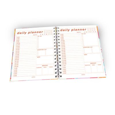 China Custom Spiral Hardcover Notebook 58x83 Inches 100 Pages Professional Note Taking Corporate Meetings for sale
