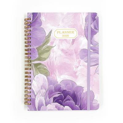 China Custom Spiral Hardcover Notebook 5.8x8.3 Inches 100 Sheets Smooth Paper for Artists for sale