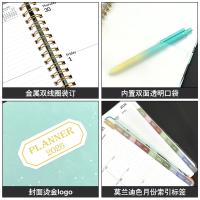 China Custom 100-Page Spiral Hardcover Notebook Vintage Style 5.8x8.3 Inches for Business Gifts for sale