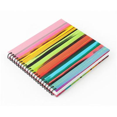 China Custom Spiral Hardcover Notebook 100 Pages 5.8x8.3 Inches Personalized Cover Art for sale