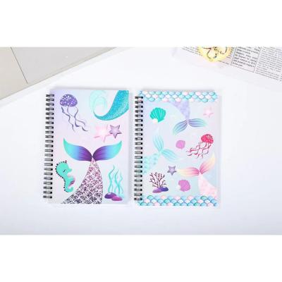 China Custom Spiral Hardcover Notebook 100 Pages 5.8x8.3 Inches for Business Corporate Records Employee Logs for sale