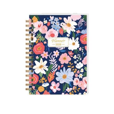 China Custom Spiral Hardcover Notebook 5.8x8.3 Inches 100 Pages White Paper for Work School and Art for sale