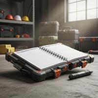 China Industrial Rugged Notebook 58x83 Inches 100 Pages Spiral Hardcover for Field Operations for sale
