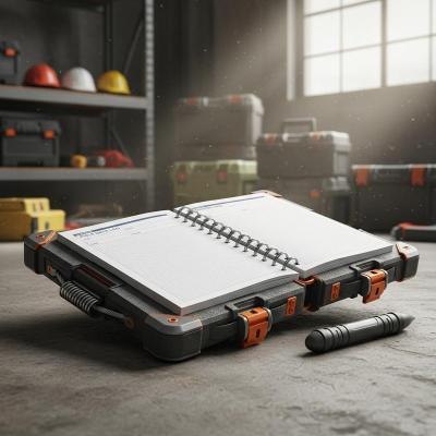 China Industrial Rugged Notebook 58x83 Inches 100 Pages Spiral Hardcover for Field Operations for sale