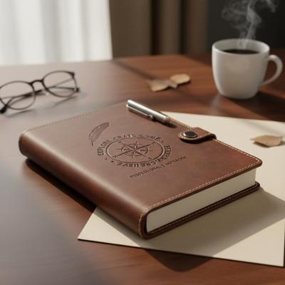 China Embossed Custom Journal Notebook Made to Meet Professionals Needs Personalized Durable Notebook for Work and Creative Writing for sale