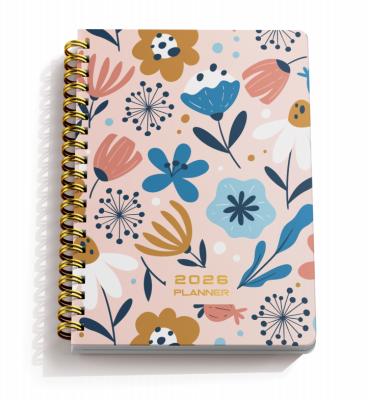 China Custom Spiral Hardcover Notebook 100 Pages 5.8x8.3 Inches One Subject for Professionals Students for sale