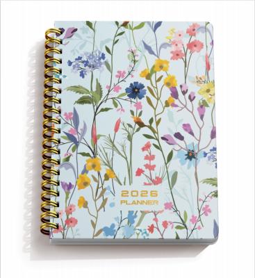 China Spiral Hardcover Notebook 100 Pages White Paper Custom Logo Professional Journal for sale