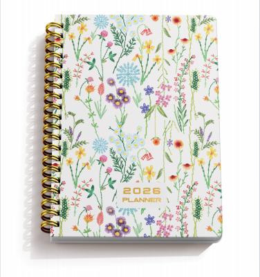 China Hardcover Custom Journal Notebook 100 Pages Spiral Binding Embossed Cover Black for sale