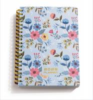 China Spiral Hardcover Notebook 5.8x8.3 Inches 100 Pages Durable Paper for Business Meetings for sale