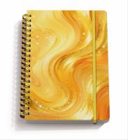 China Custom Spiral Hardcover Notebook A5 80 GSM Lined Paper Pastel Color Scheme for Business Events for sale